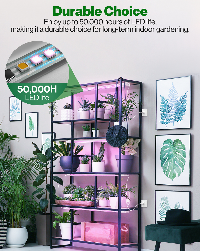 SuncoGrow, LED Grow Light, 3ft, 30W Full Spectrum, Linkable – Sunco ...