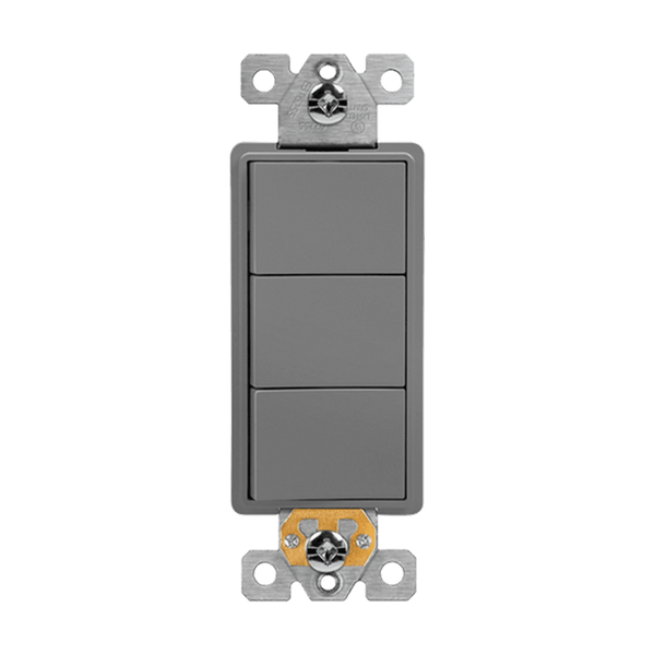 Enerlites 15A Triple Rocker Switches – Sunco Lighting