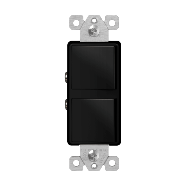 Enerlites 15A Dual Rocker Switches, Three-Way – Sunco Lighting