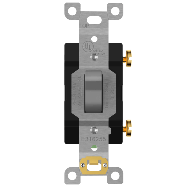 Enerlites Commercial Grade Toggle Switch 20A, Single Pole – Sunco Lighting