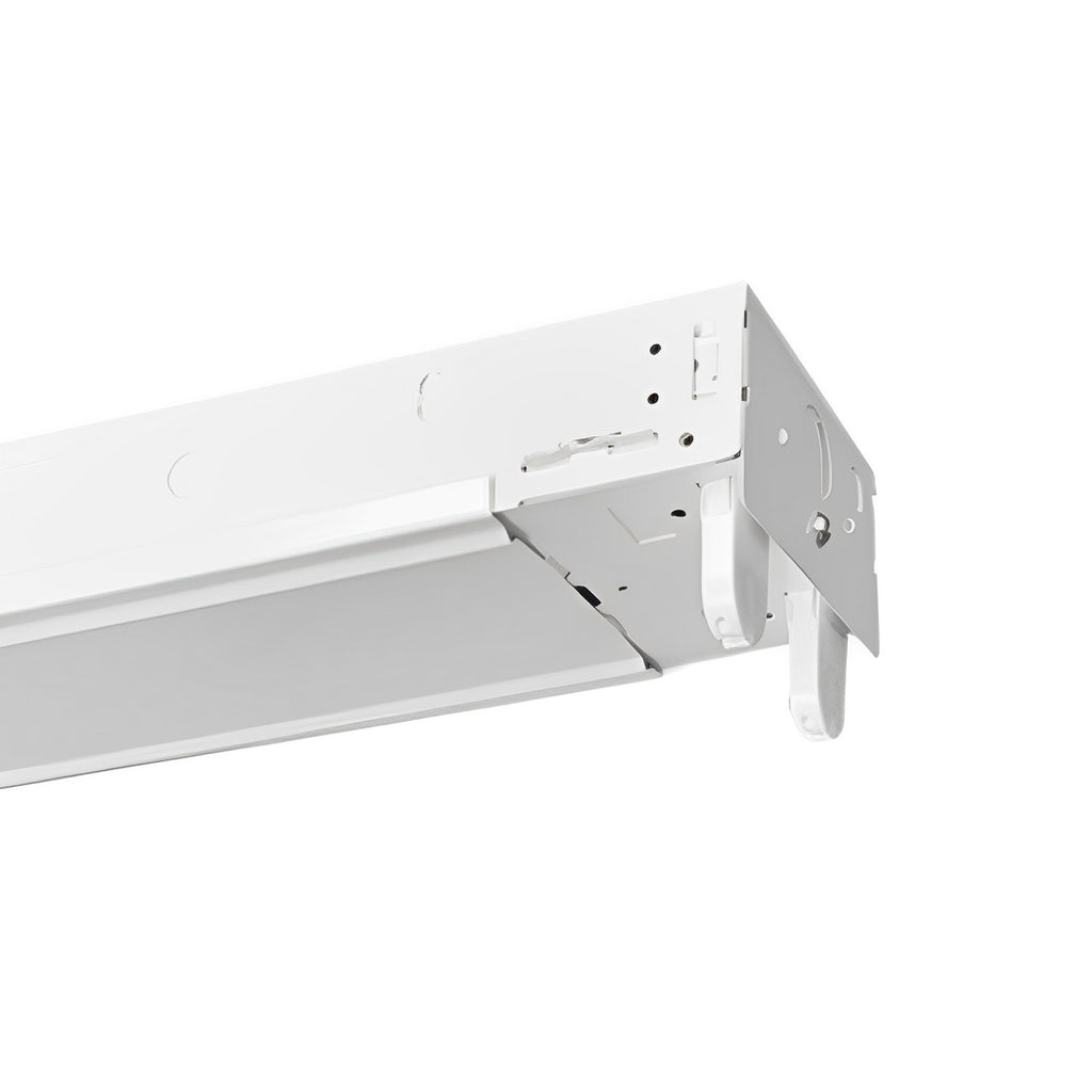 8ft T8 LED Ready Strip Light Fixture, 4-Lamp, Non-Shunted, Single/Doub ...