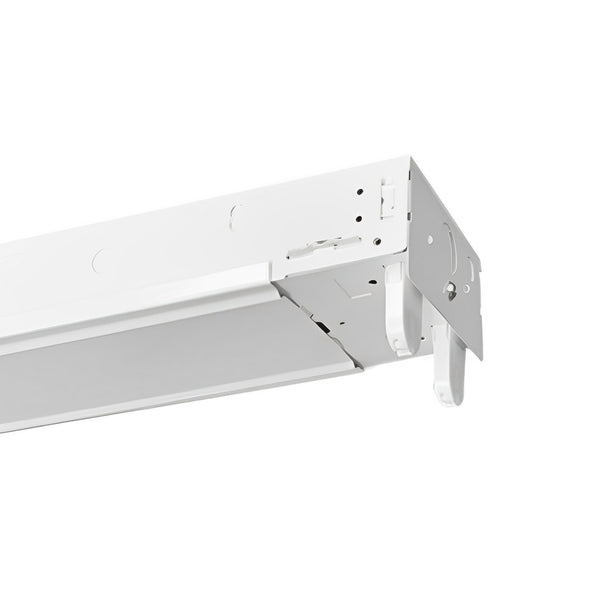 8ft T8 LED Ready Strip Light Fixture, 4-Lamp, Non-Shunted, Single/Doub ...