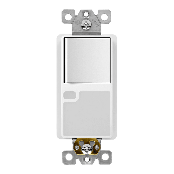 Enerlites Residential Grade Decorator Switch, Single Pole with Night L ...