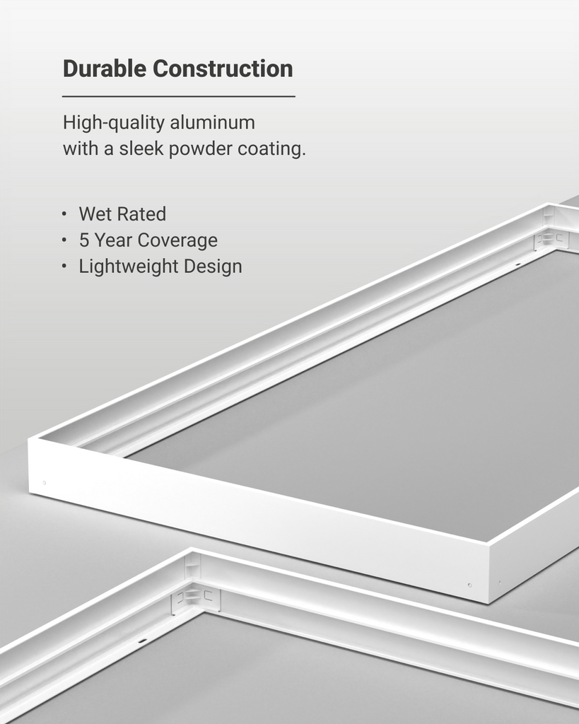 2x4 Panel Surface Mount Kit | LED LIGHTING | SUNCO – Sunco Lighting