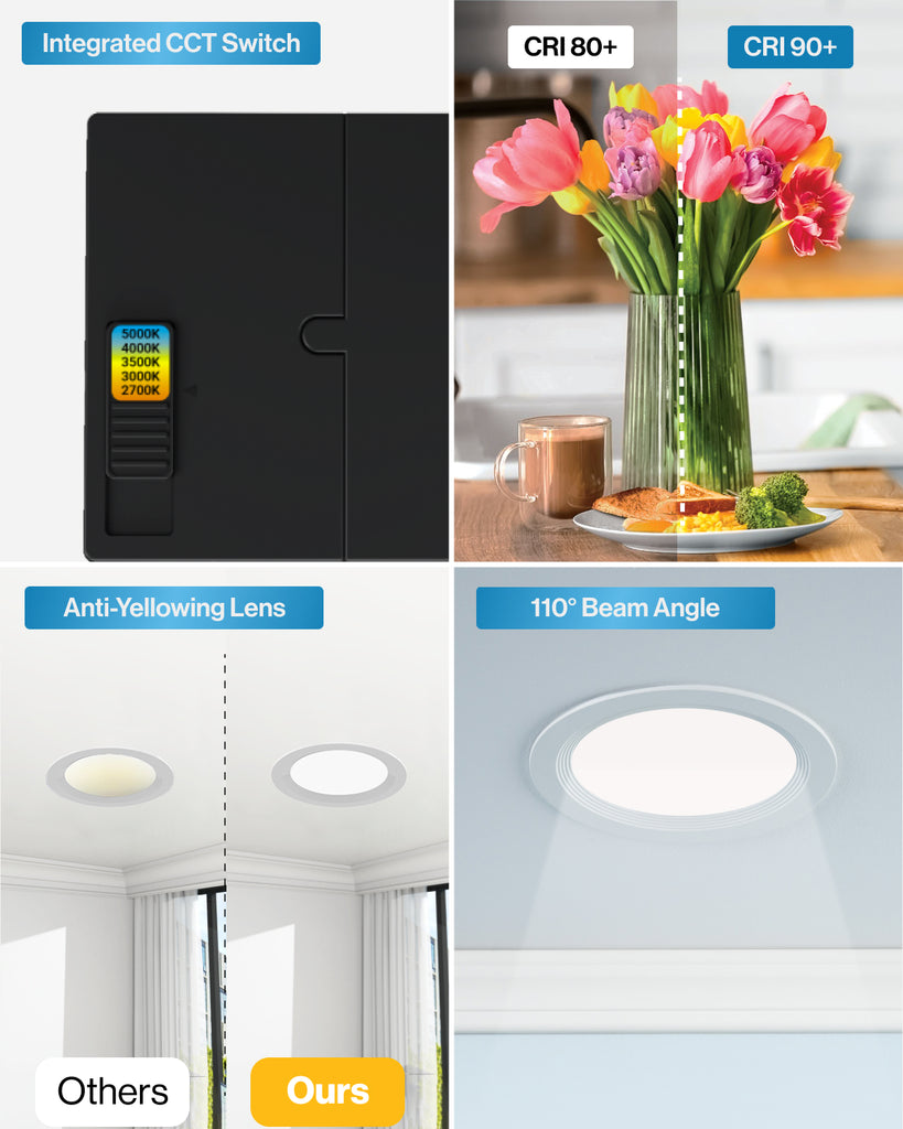 LED Recessed Lighting Kit, 6-Inch, Slim | LED LIGHTING | SUNCO – Sunco ...