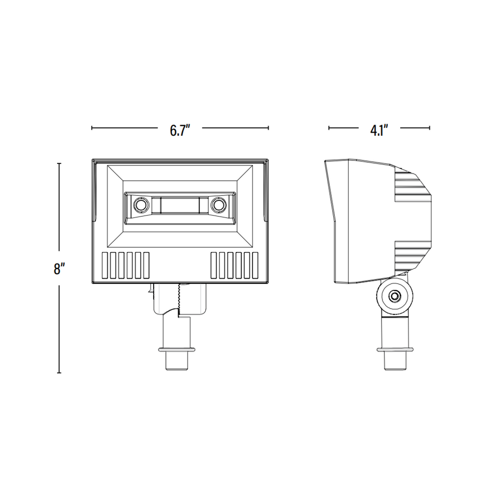 LED Mini Flood Light, Black, 20W, 2200 Lumens – Sunco Lighting