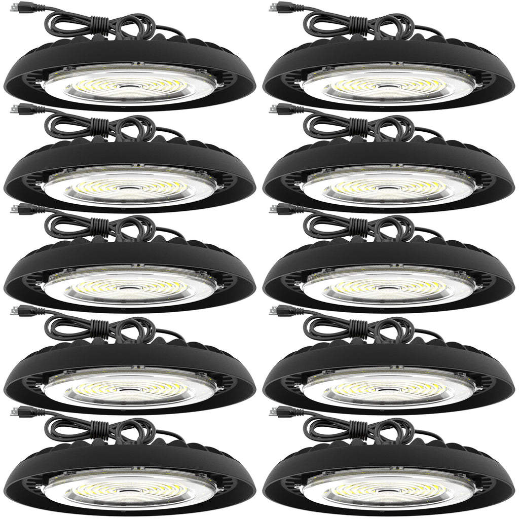 UFO High Bay 200W Plug & Play LED Fixture, 2-Step Install, 28000 Lumen – Sunco Lighting