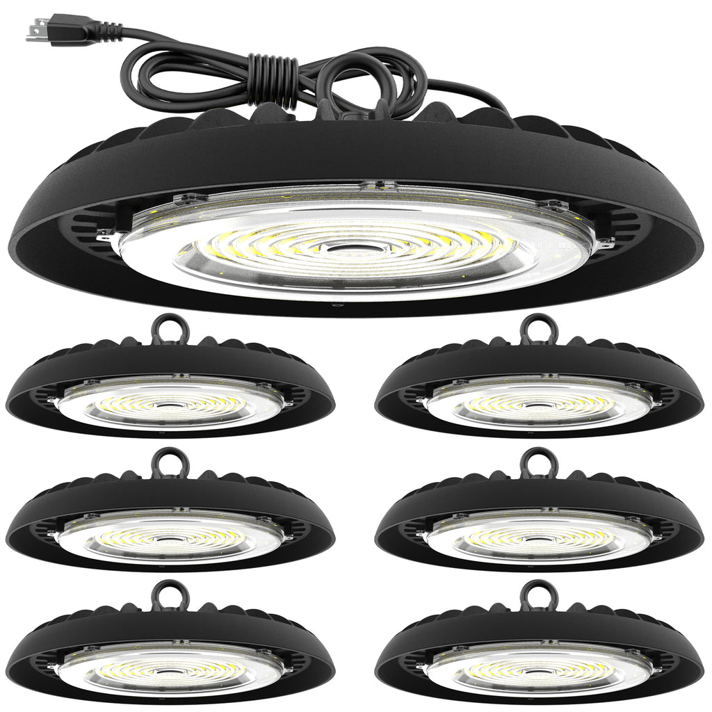 UFO High Bay 200W Plug & Play LED Fixture, 2-Step Install, 28000 Lumen – Sunco Lighting