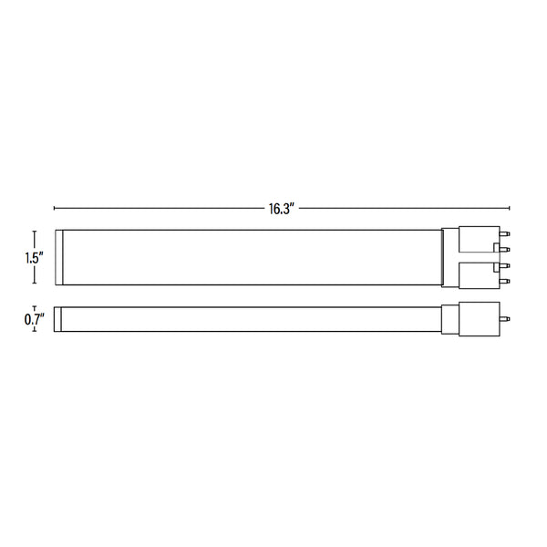LED PLL Retrofit Lamp, 2G11, 1200 Lumens – Sunco Lighting